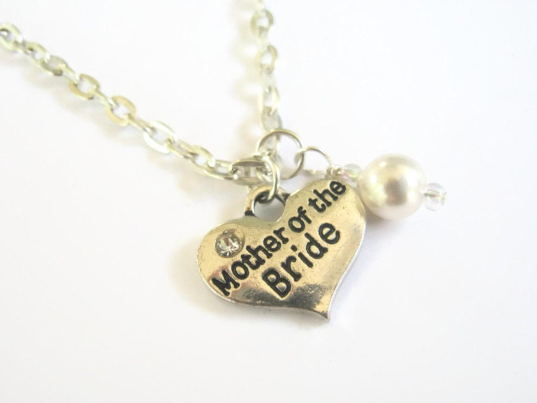 Mother of the Bride Necklace, Mother of the Bride Jewelry, Personalized ...