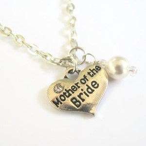 Mother of the Bride Necklace, Mother of the Bride Jewelry, Personalized ...