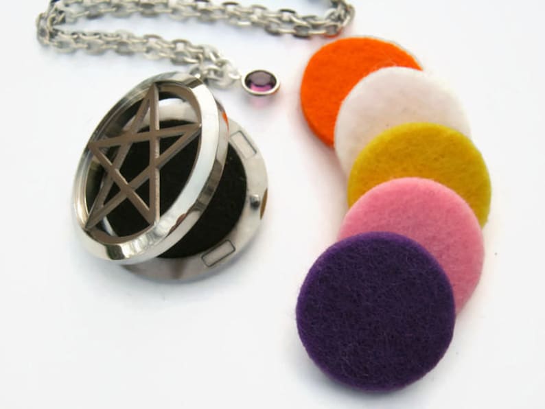Stainless Steel Diffuser Necklace Personalized Aromatherapy - Etsy