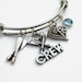Personalized Crew Bracelet, Expandable Bangle Bracelet, Rowing Team ...