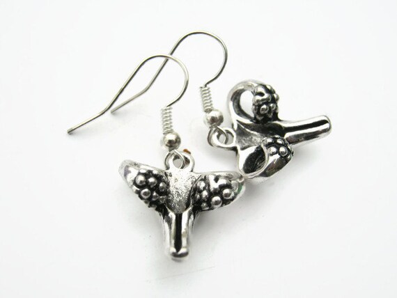 Ovary Uterus Earrings Fallopian Tubes Jewelry Personalized - Etsy