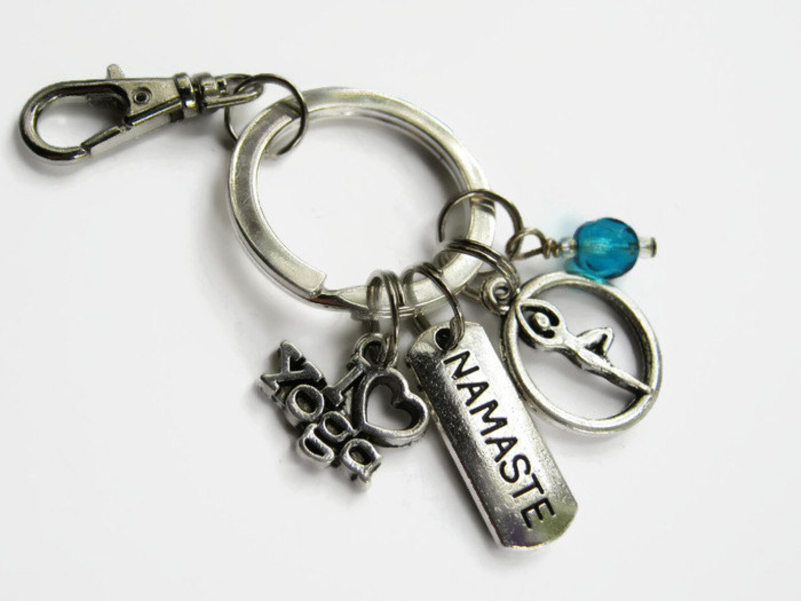 BUILD Your Own Yoga Keychain Buddhist Zipper Pull Lotus | Etsy