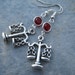 Law Scales Birthstone Earrings, Personalized Lawyer Earrings, Judge ...