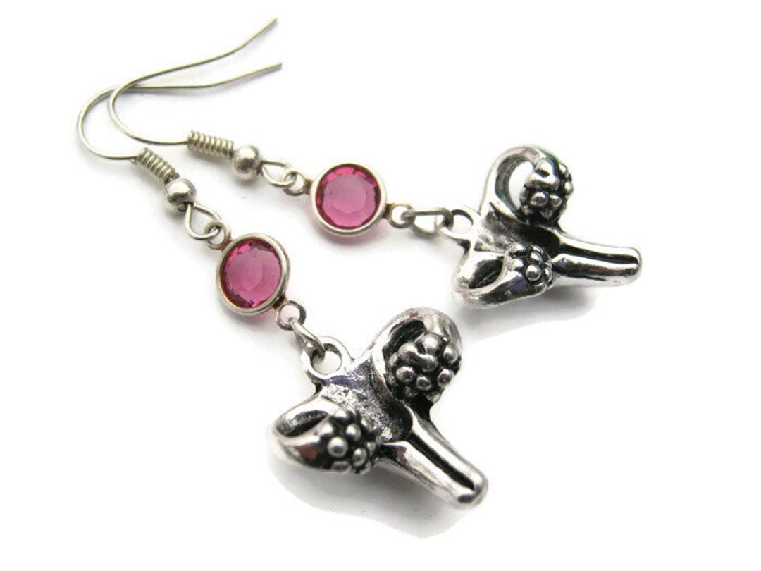 Ovary Uterus Birthstone Earrings, Personalized Earrings, Anatomy ...