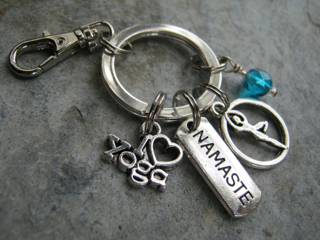 BUILD Your Own Yoga Keychain Buddhist Zipper Pull Lotus - Etsy