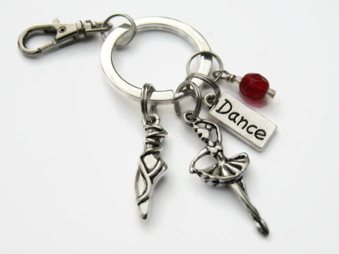 Ballerina Keychain Ballet Dancer Zipper Pull on Pointe - Etsy