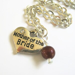 Mother of the Bride Necklace, Mother of the Bride Jewelry, Personalized ...