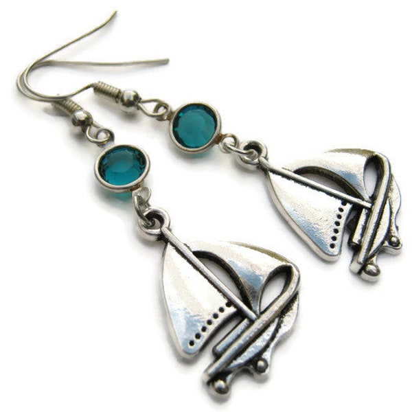 Sailboat Earrings - Etsy