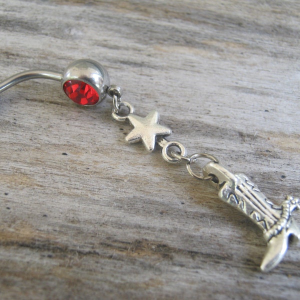 Country Belly Ring - Etsy