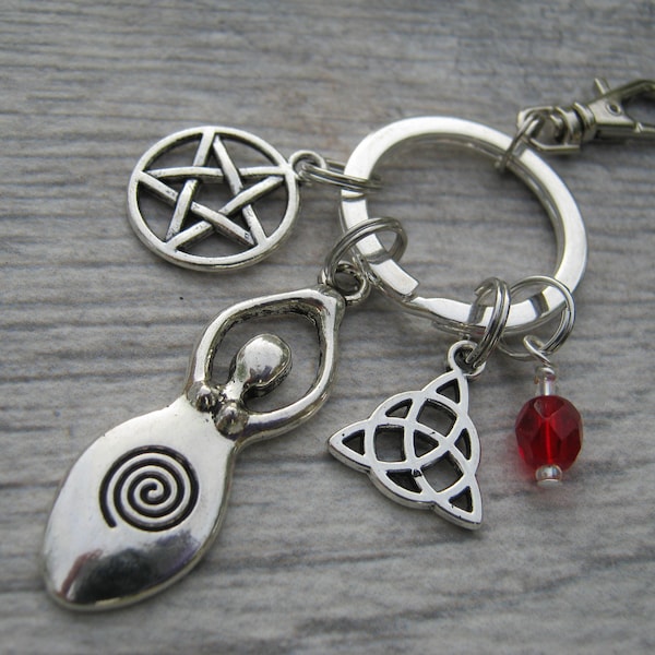 Witch Keychain - Etsy