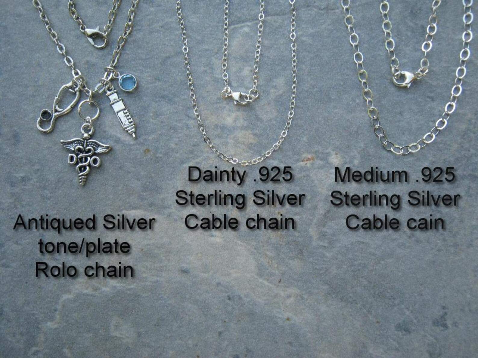 Osteopathic Doctor Caduceus Necklace DO Charm Necklace - Etsy