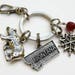 Personalized Montana Keychain, US State Map Zipper Pull, Pine Cone ...