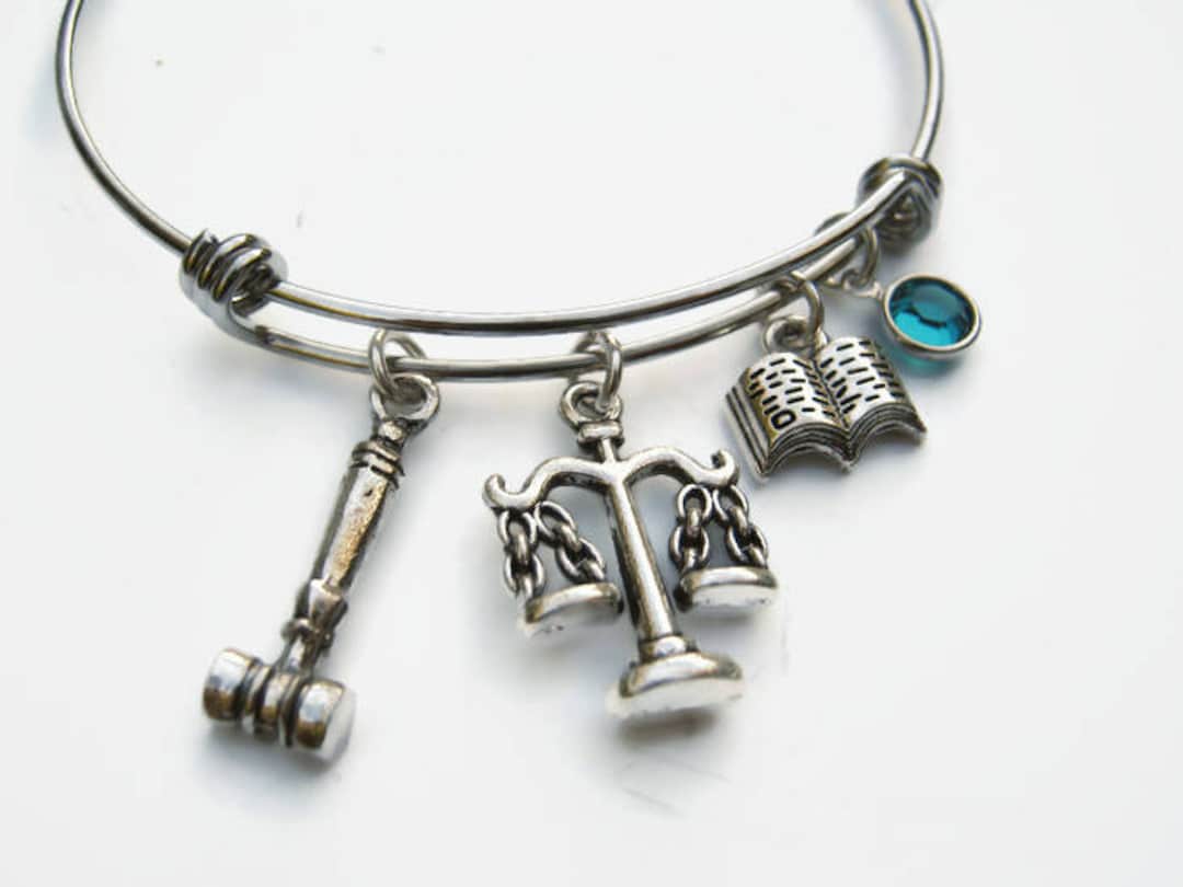 Personalized Lawyer Bracelet, Expandable Bangle Bracelet, Stainless ...