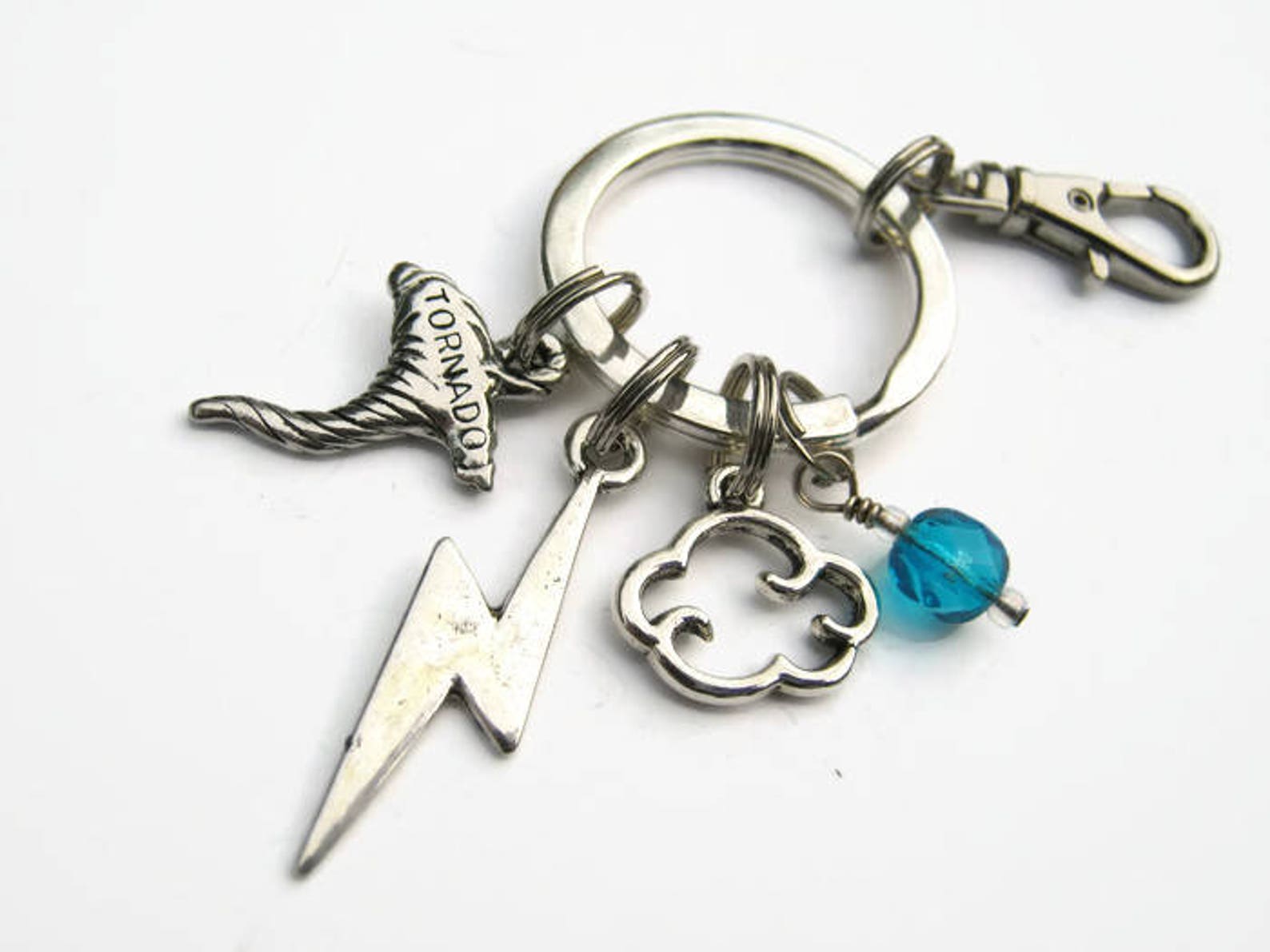 Storm Chaser Keychain Meteorologist Zipper Pull Tornado | Etsy