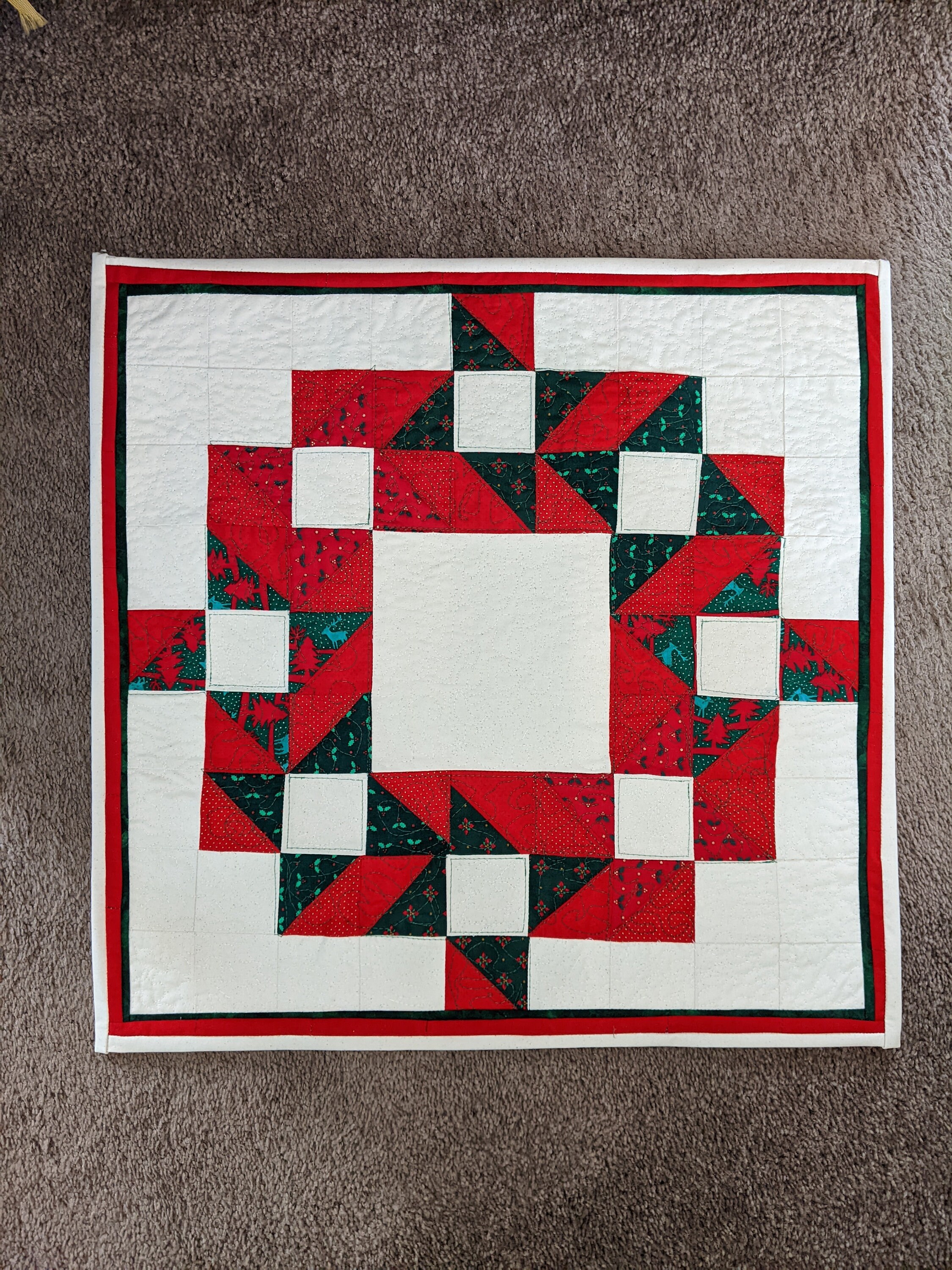 Friendship Star Wreath Christmas Table Topper - Etsy