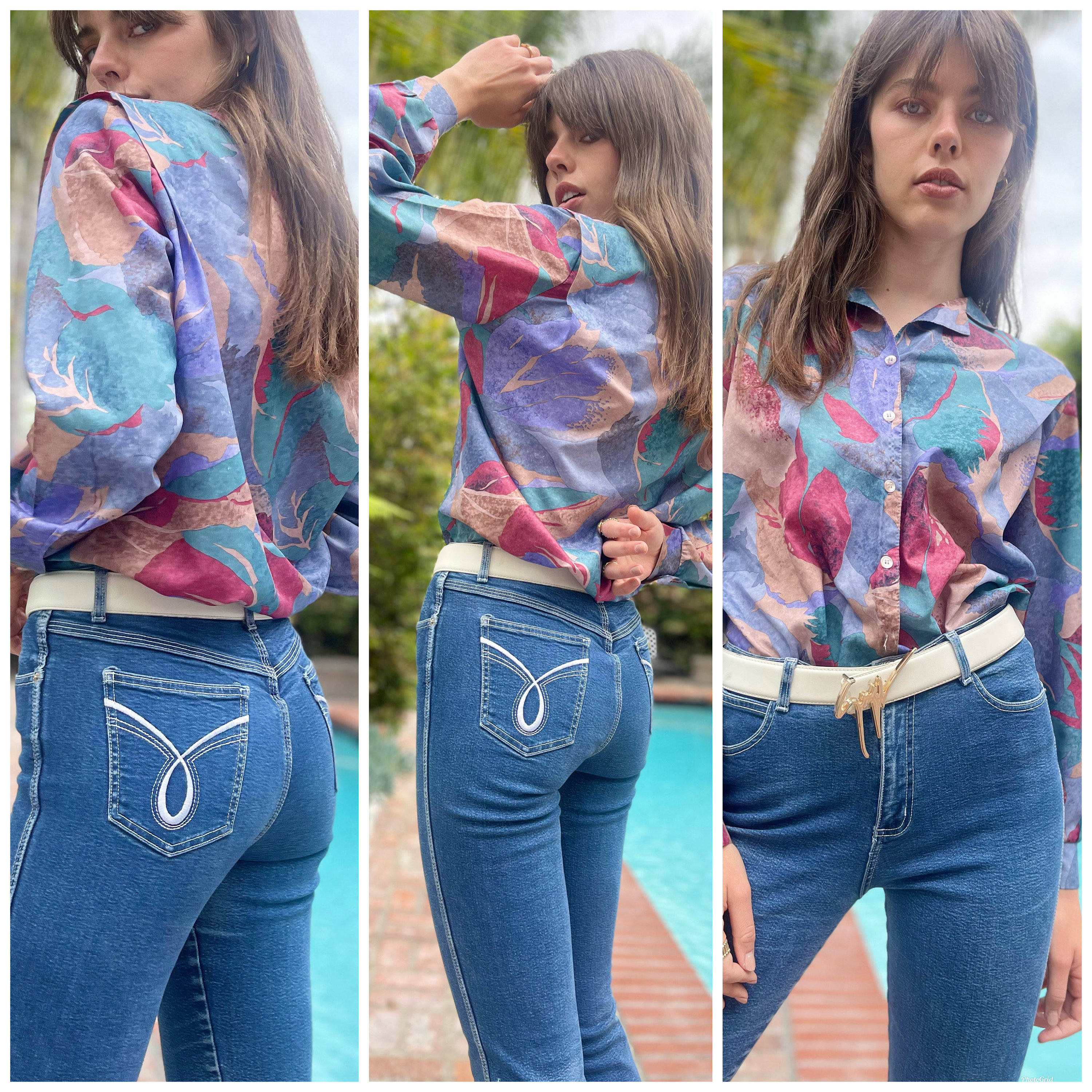 80s High Waist Designer Jeans Old School Fit Curve Huggers S M - Etsy