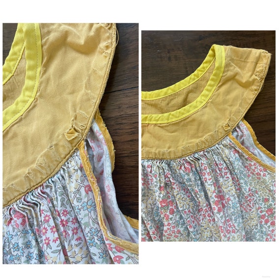 60s 70s Soft House Dress Cottage Core Lounger S M - Gem