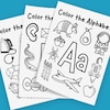 Alphabet Coloring Pages | Vowels AEIOU Only | Color the Alphabet ...