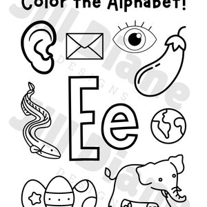 Alphabet Coloring Pages | Vowels AEIOU Only | Color the Alphabet ...
