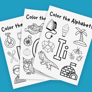 Alphabet Coloring Pages | Vowels AEIOU Only | Color the Alphabet ...