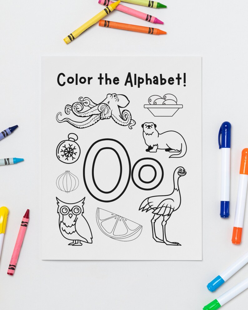 Alphabet Coloring Pages Vowels AEIOU Only Color the Alphabet Preschool ...