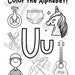 Alphabet Coloring Pages | Vowels AEIOU Only | Color the Alphabet ...