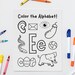 Alphabet Coloring Pages | Vowels AEIOU Only | Color the Alphabet ...
