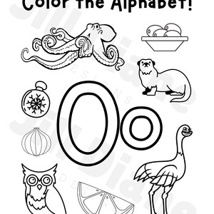 Alphabet Coloring Pages Vowels AEIOU Only Color the - Etsy