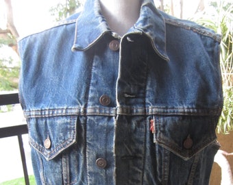 Cut off jean jacket | Etsy