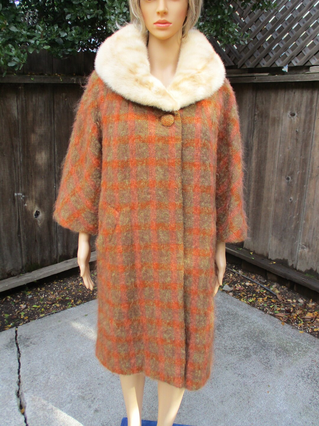 Lilli Ann Wool Tisse Coat - Etsy