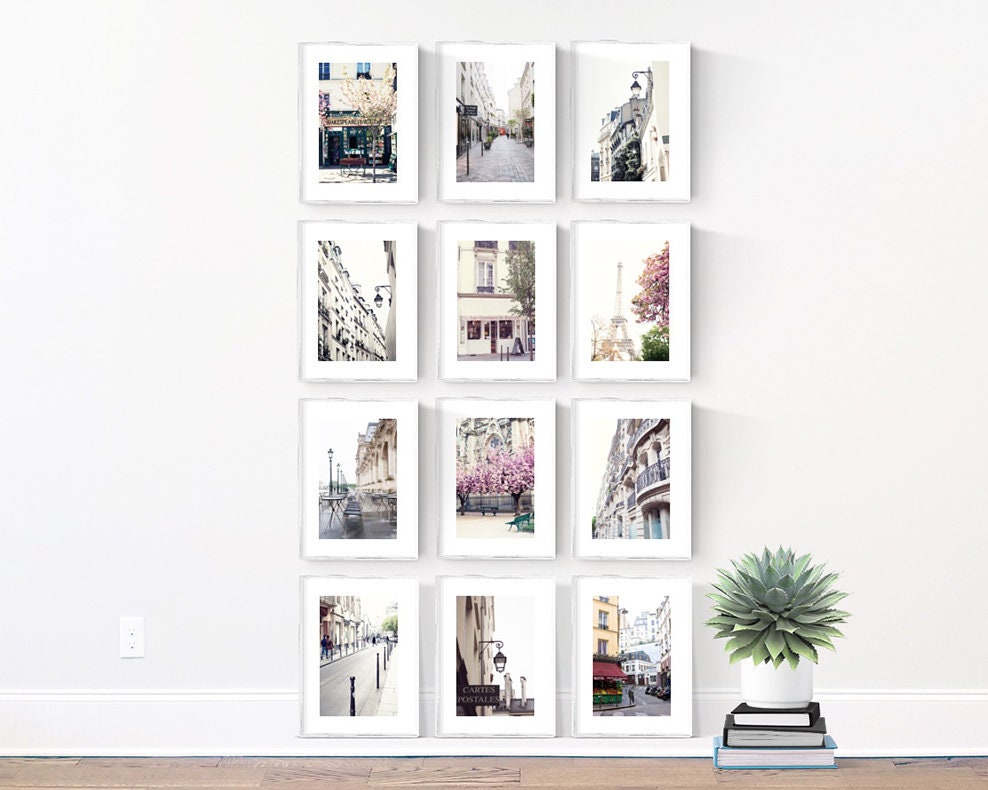 Gallery Wall Set Gallery Wall Prints Paris Photography | Etsy
