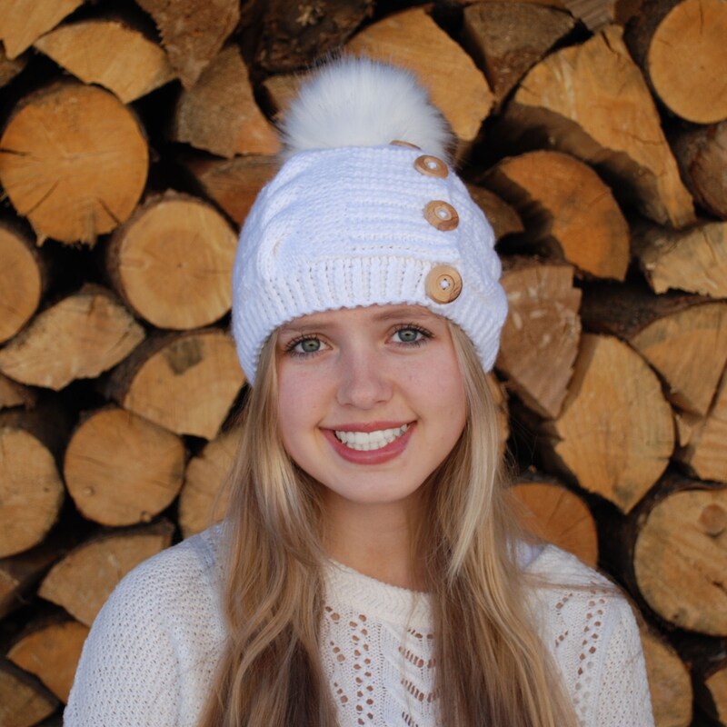 Crochet Button Hat - Etsy