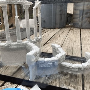 3D Printed Aquarium Decor, 3D Print Aquarium Filter- Column Baffles ...