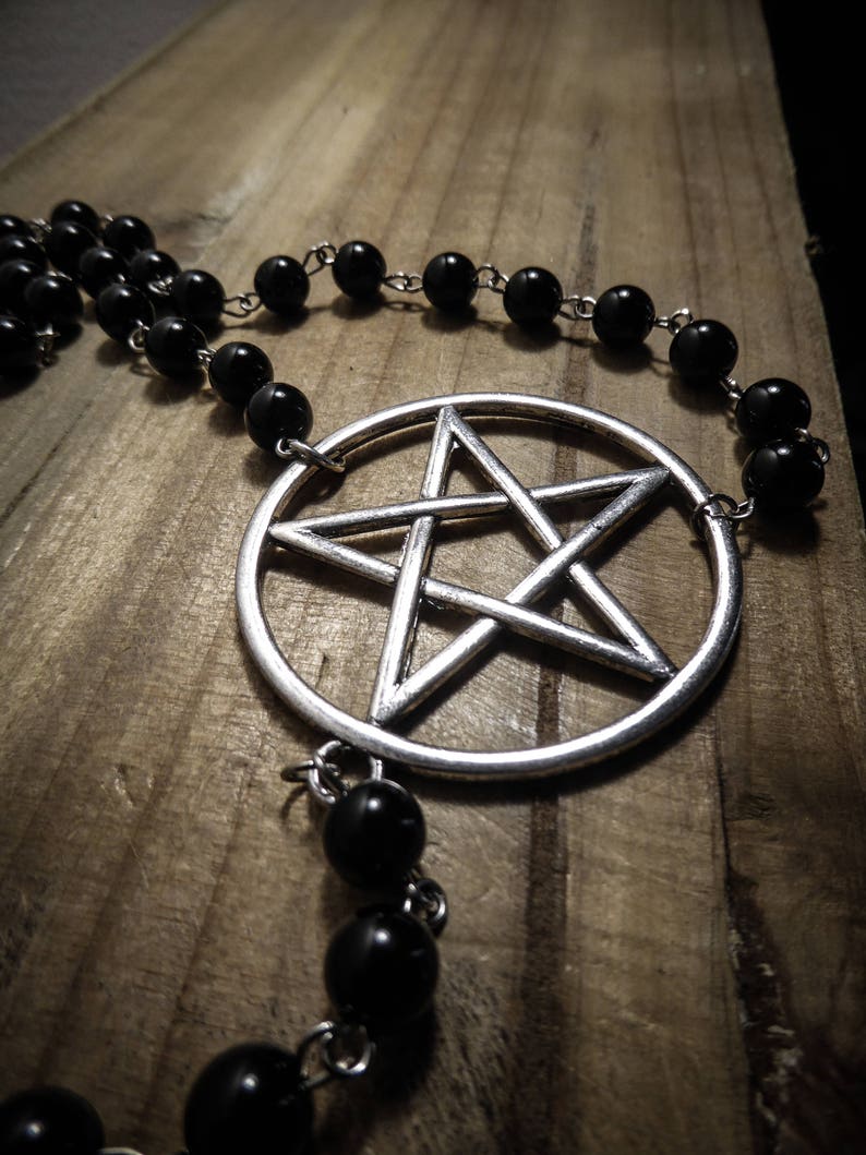 Rosaire Chapelet Pentagramme Crucifix 666 Kajko 666 - Etsy