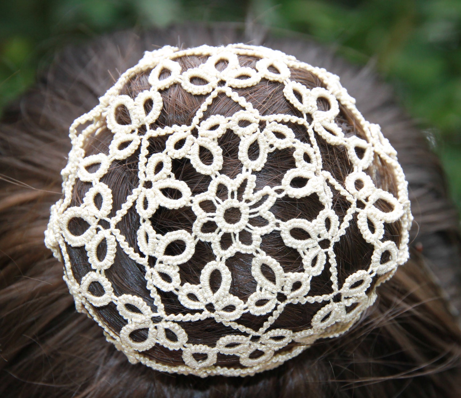 CLOVER Tatting Pattern for a Buncover or Snood. Visual Graph PDF. - Etsy