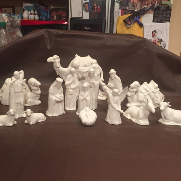 Ceramic Nativity Scenes - Etsy