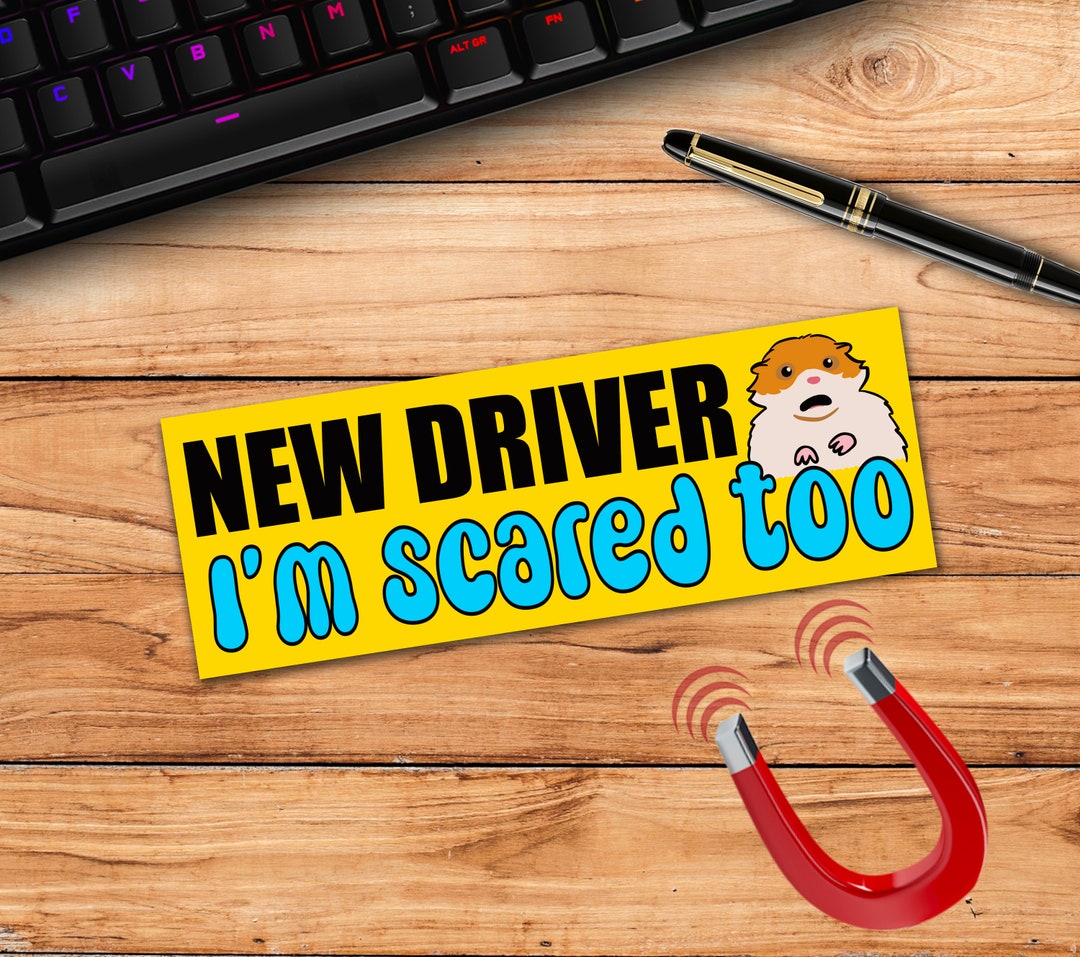 8” MAGNET New Driver Car Decal - Etsy