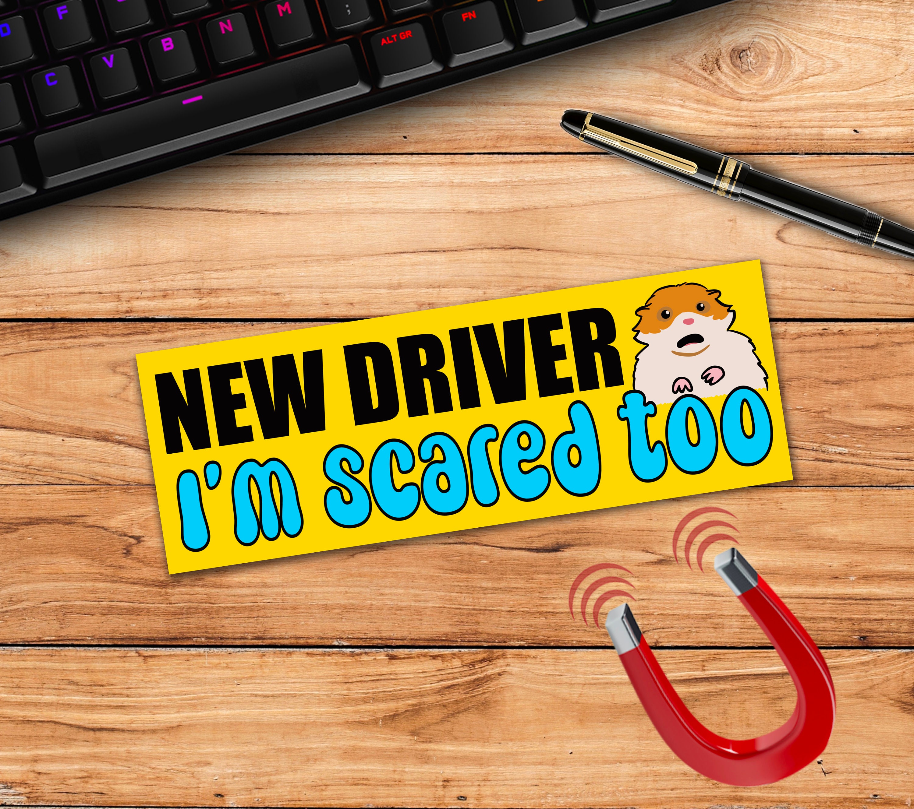 8 MAGNET New Driver Car Decal - Etsy