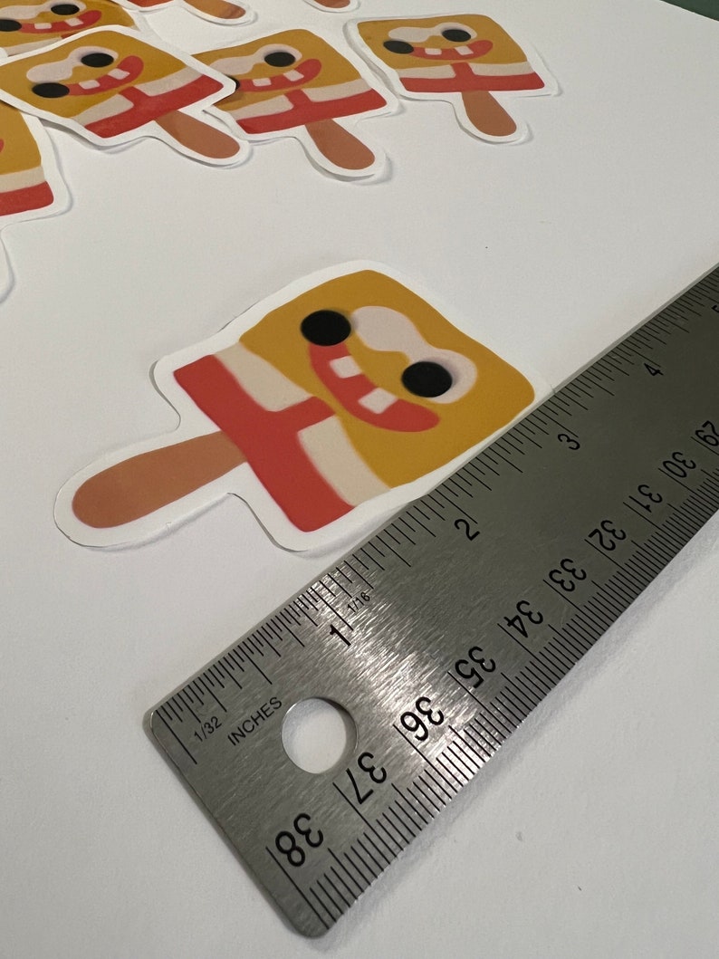 Spongebob Popsicle Sticker - Etsy
