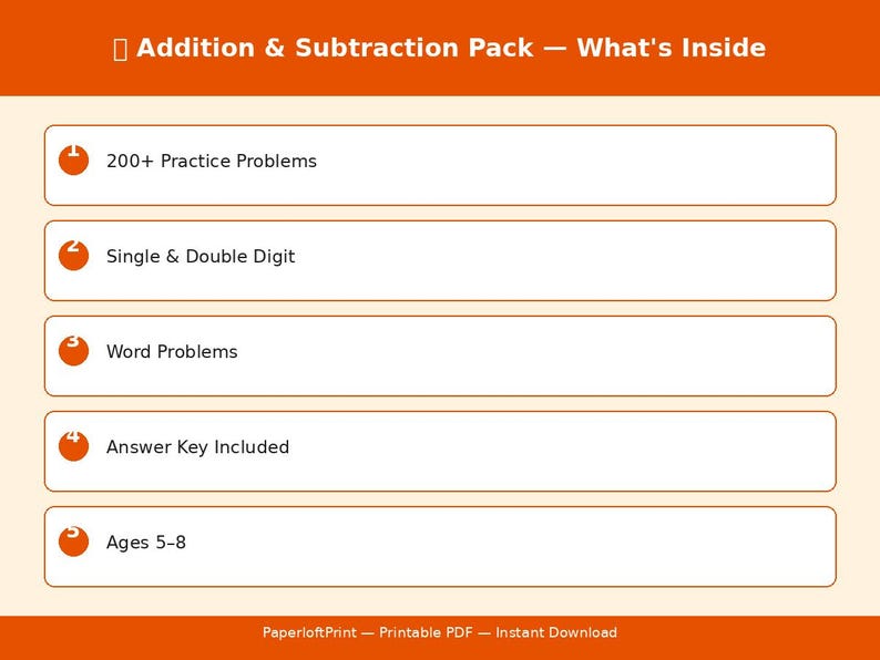 Kids Addition Subtraction Worksheets | K-2 Math Problems, Word Problems ...