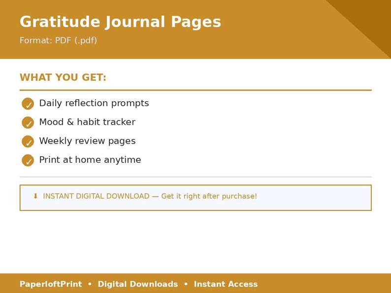 Gratitude Journal Pages | 30-day Daily Prompts (digital Download) - Etsy