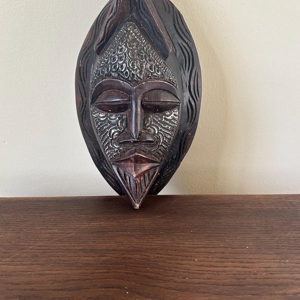 Wooden Folk Art Masks - Etsy