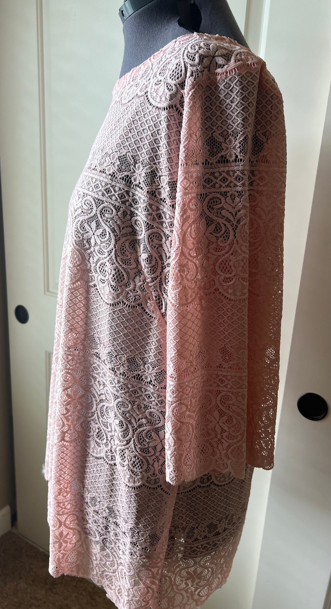 Lace Tunic Top in Plus Size. Evening Top, Mother of the Bride - Etsy