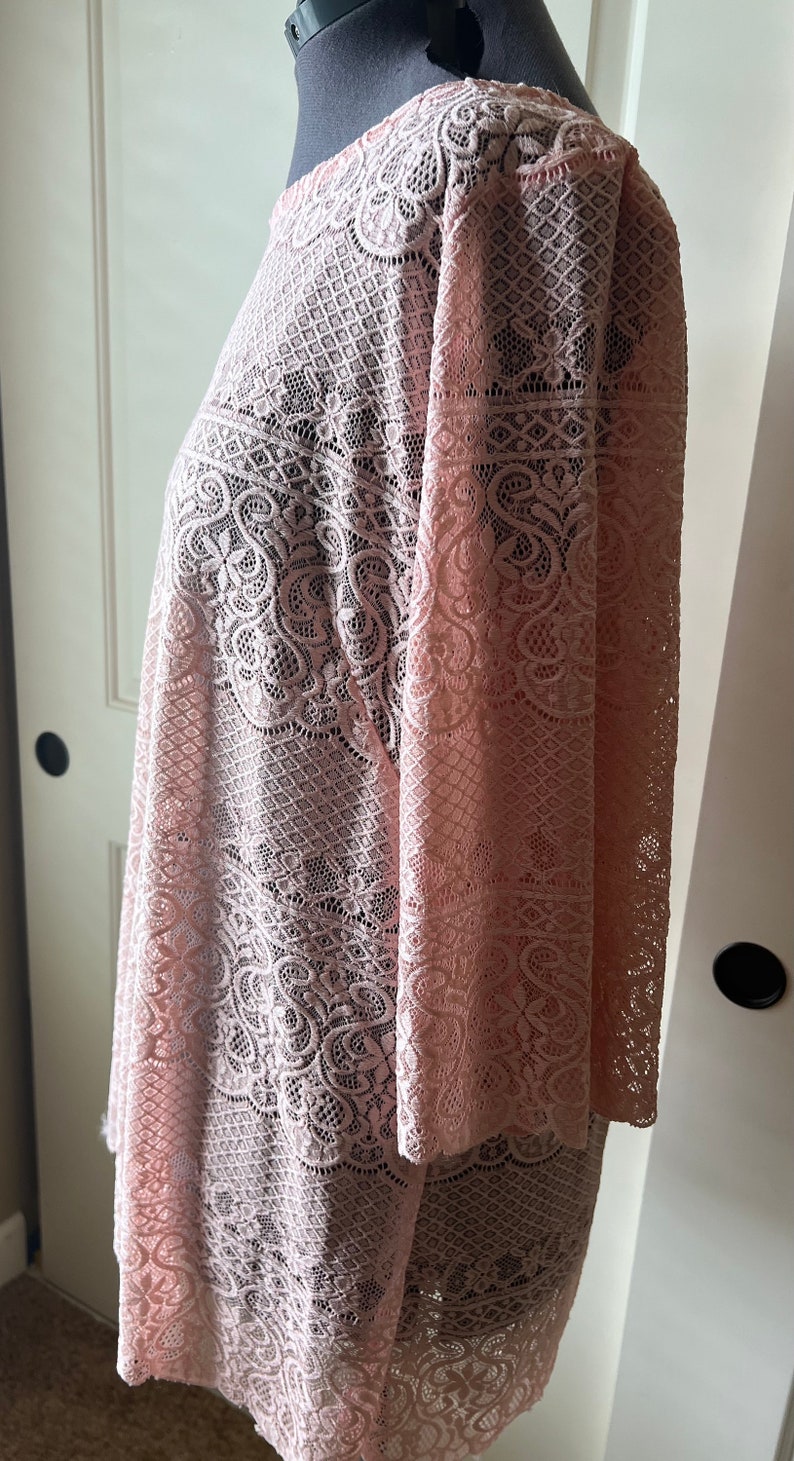 Lace Tunic Top in Plus Size. Evening Top, Mother of the Bride - Etsy