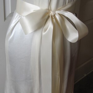 Ivory Tulle/pearl Flower Bridal-wedding Dress Sash. Large Handmade ...