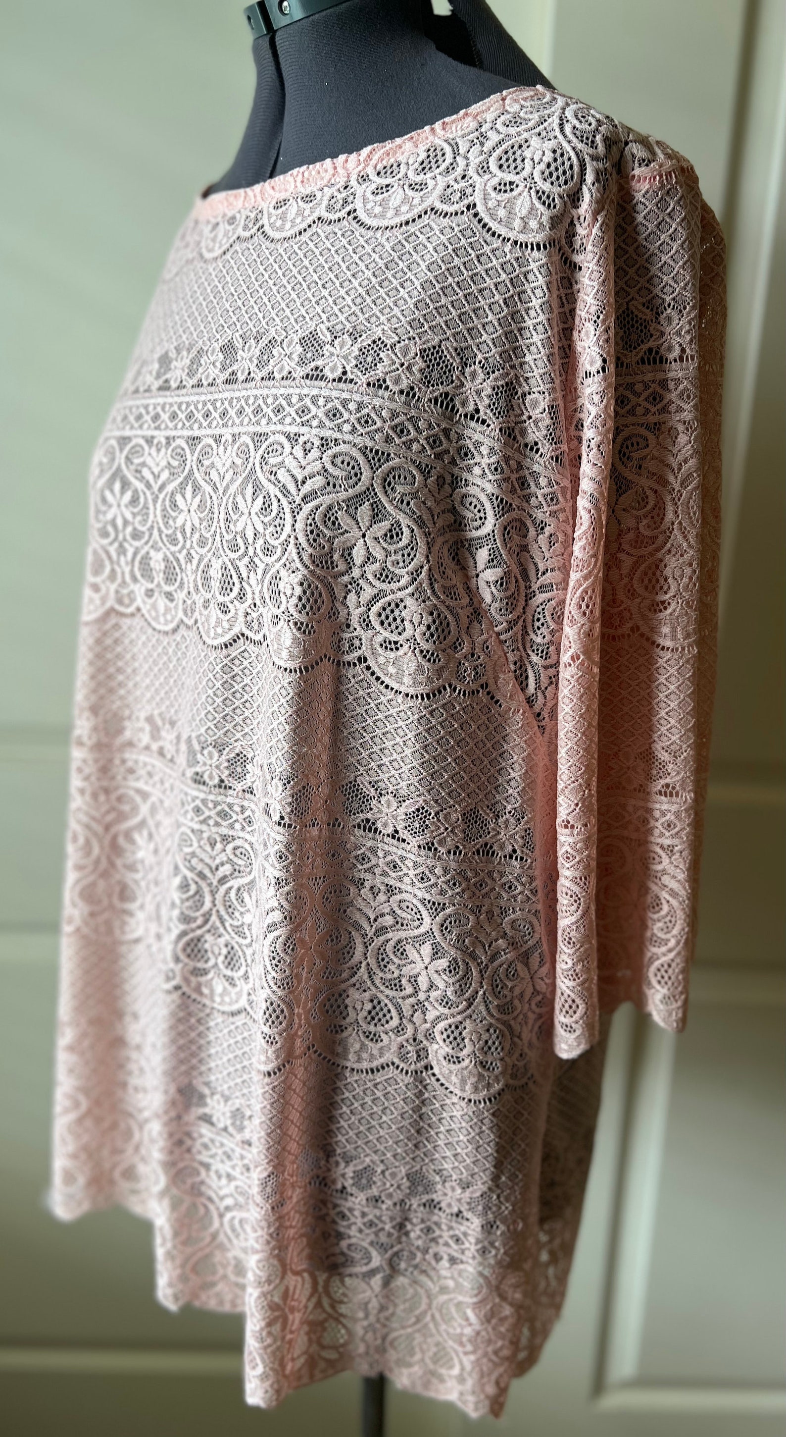 Lace Tunic Top in Plus Size. Evening Top, Mother of the Bride - Etsy