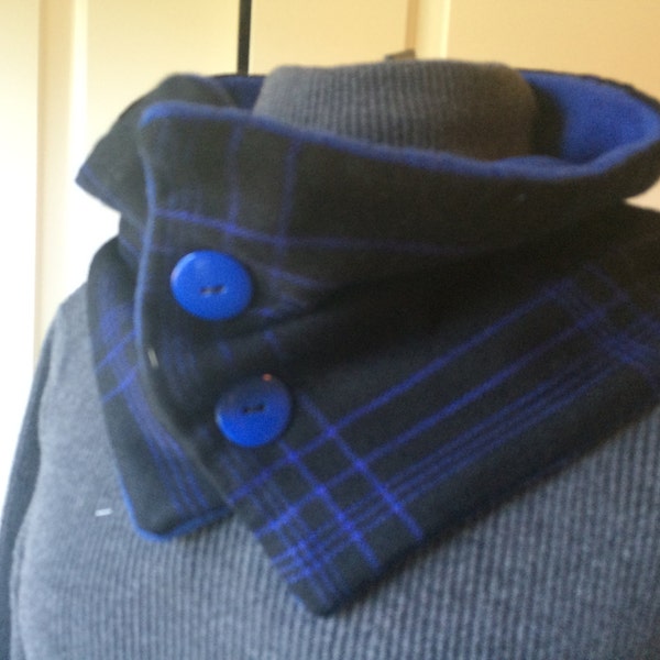 Plaid Cowl - Etsy