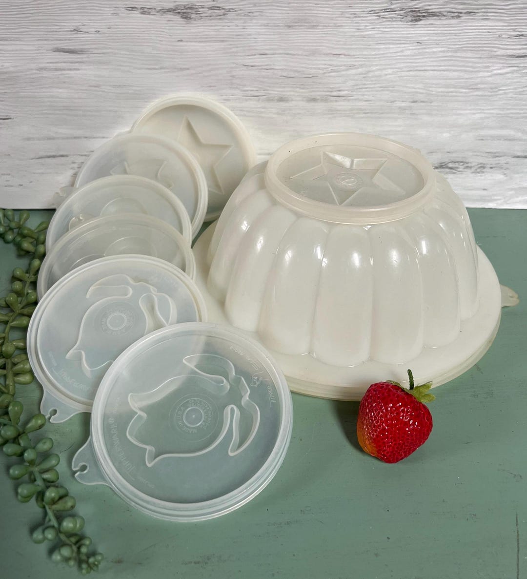 Vintage Tupperware 616 Jello Mold Set * Retro * Made in USA - Etsy