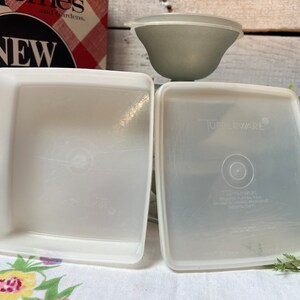 Vintage Tupperware Bundle Square Away & 754 Jello Dishes - Etsy