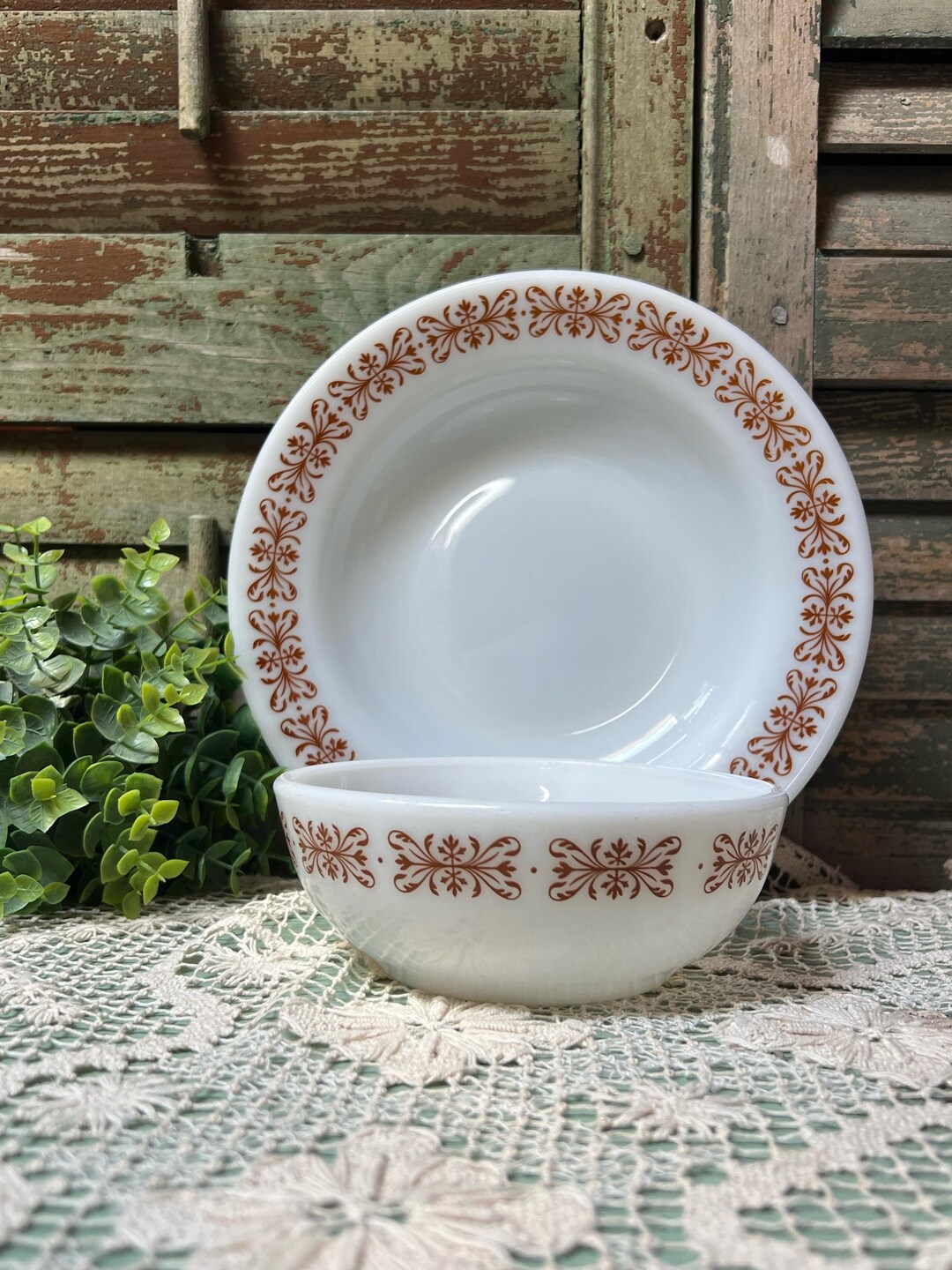PYREX & Corning Copper Filigree Bowls - Etsy
